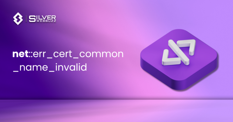 net::err_cert_common_name_invalid Fix Guide